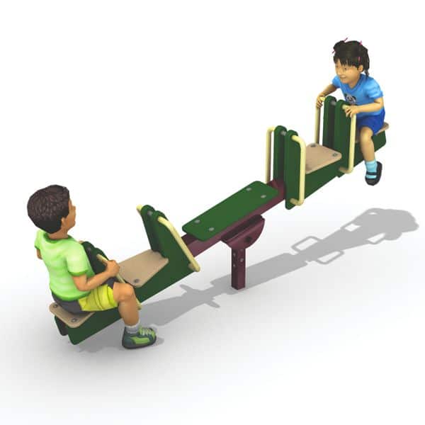 4 Seat See-Saw - Playground Equipment Professionals, LLC