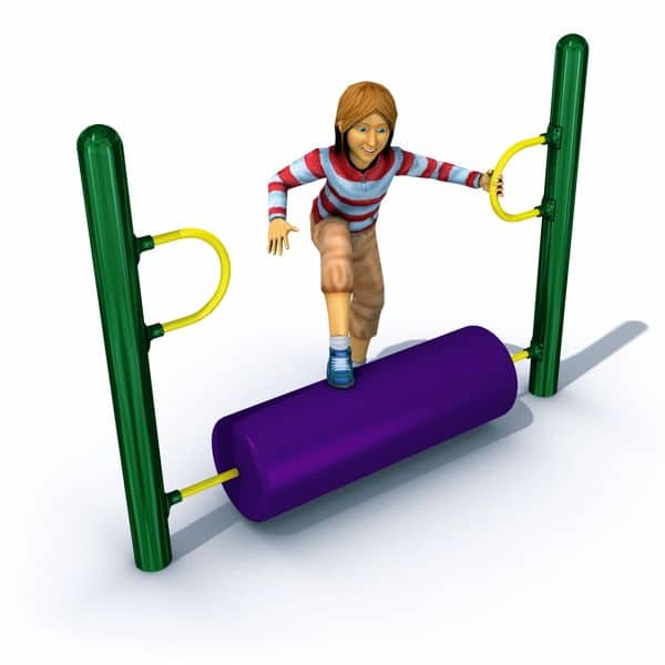 Freestanding Log Roll - Playground Equipment Professionals, LLC