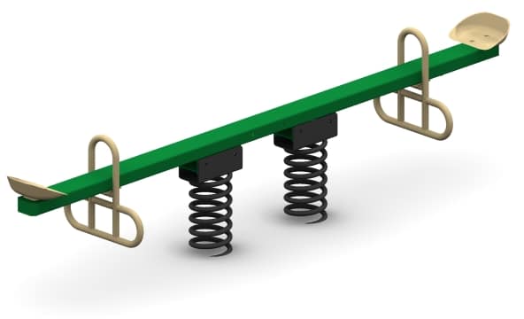 Two Seat Teeter Totter - Playground Equipment Professionals, LLC