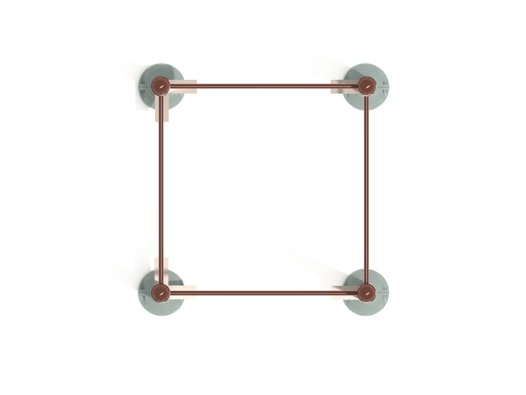 Inclined Quadruple Station Chin Up Bars - Playground Equipment ...