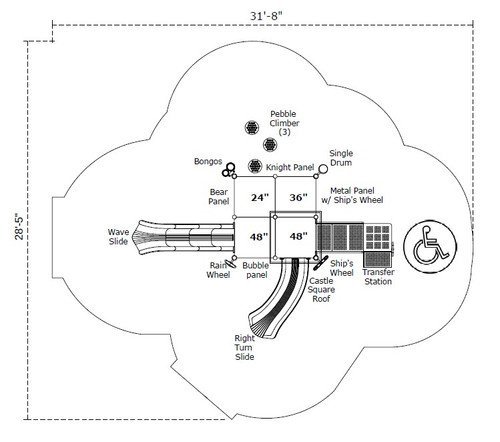 Knight's Stable Castle - Playground Equipment Pros