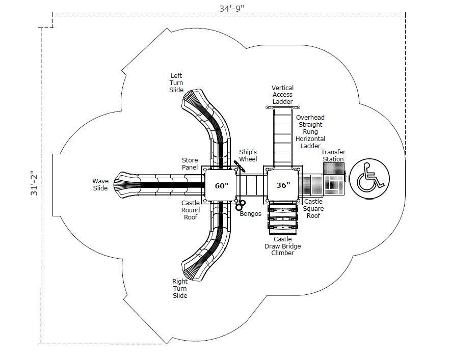 Lionheart Lair Castle - Playground Equipment Pros