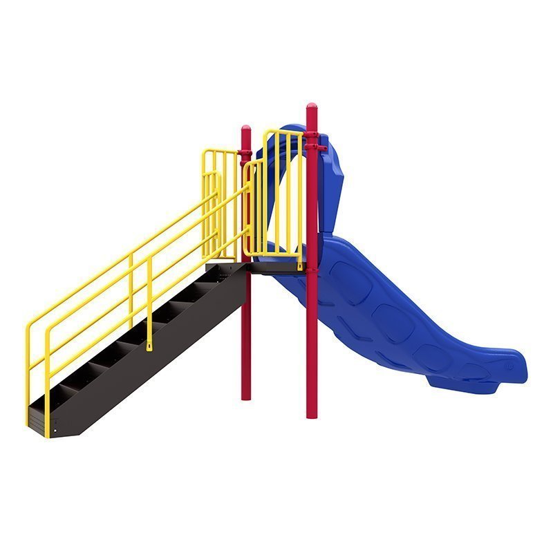 4′ Freestanding Double Slide - Playground Equipment Professionals, LLC