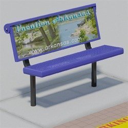 Custom Signs for B410 Traditional Seat Sign Benches - Playground ...