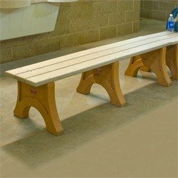 100% Recycled Plastic Bench - Flat. RBF Series. - Playground Equipment ...
