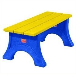100% Recycled Plastic Bench - Flat. RBF Series. - Playground Equipment ...